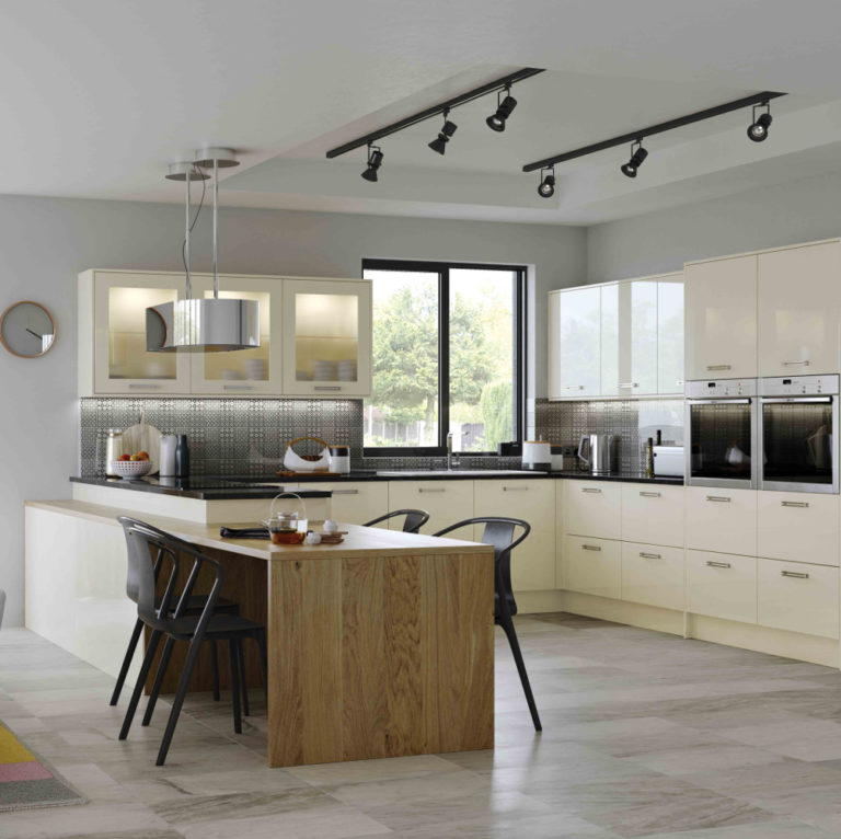 Zola Gloss Ivory – Kitchens Direct NI