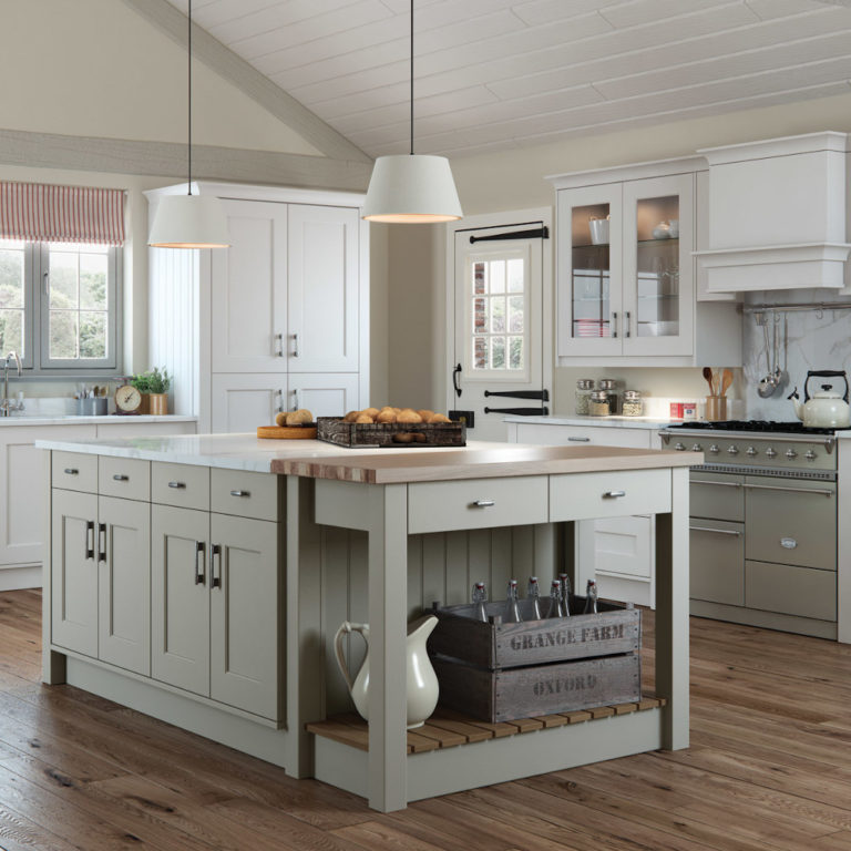 Florence Stone and Light Grey – Kitchens Direct NI